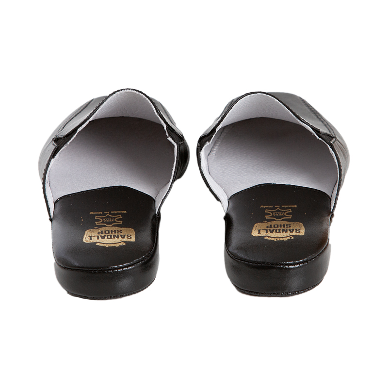 Pantofola Classica in pelle nera da uomo - Sandalishop.it Pantofola Classica in pelle nera da uomo - Sandalishop.it